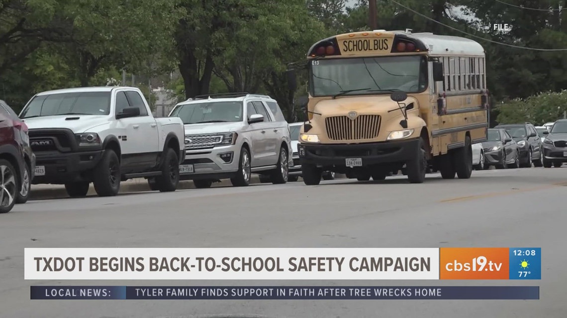 TxDOT begins back-to-school safety campaign | cbs19.tv