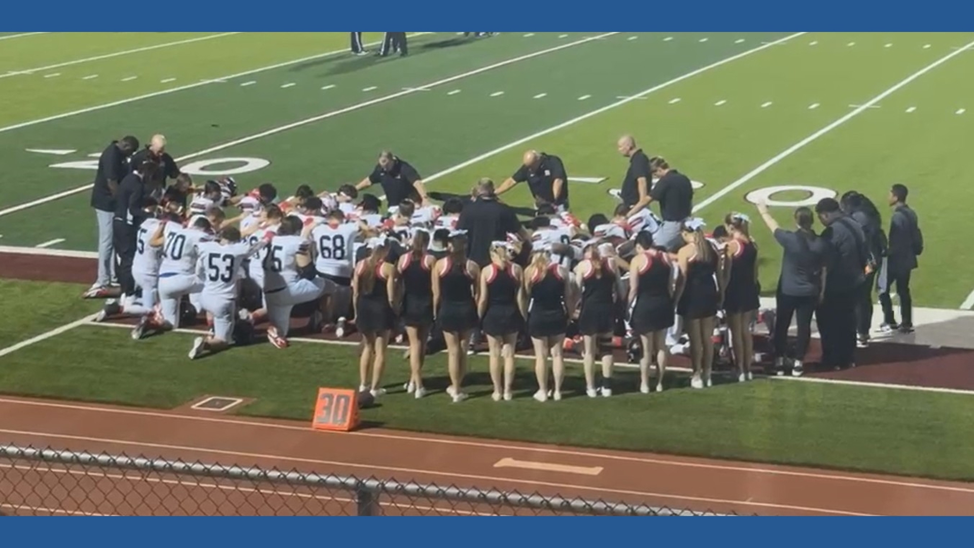 Rusk High School player hospitalized after on-field injury | cbs19.tv