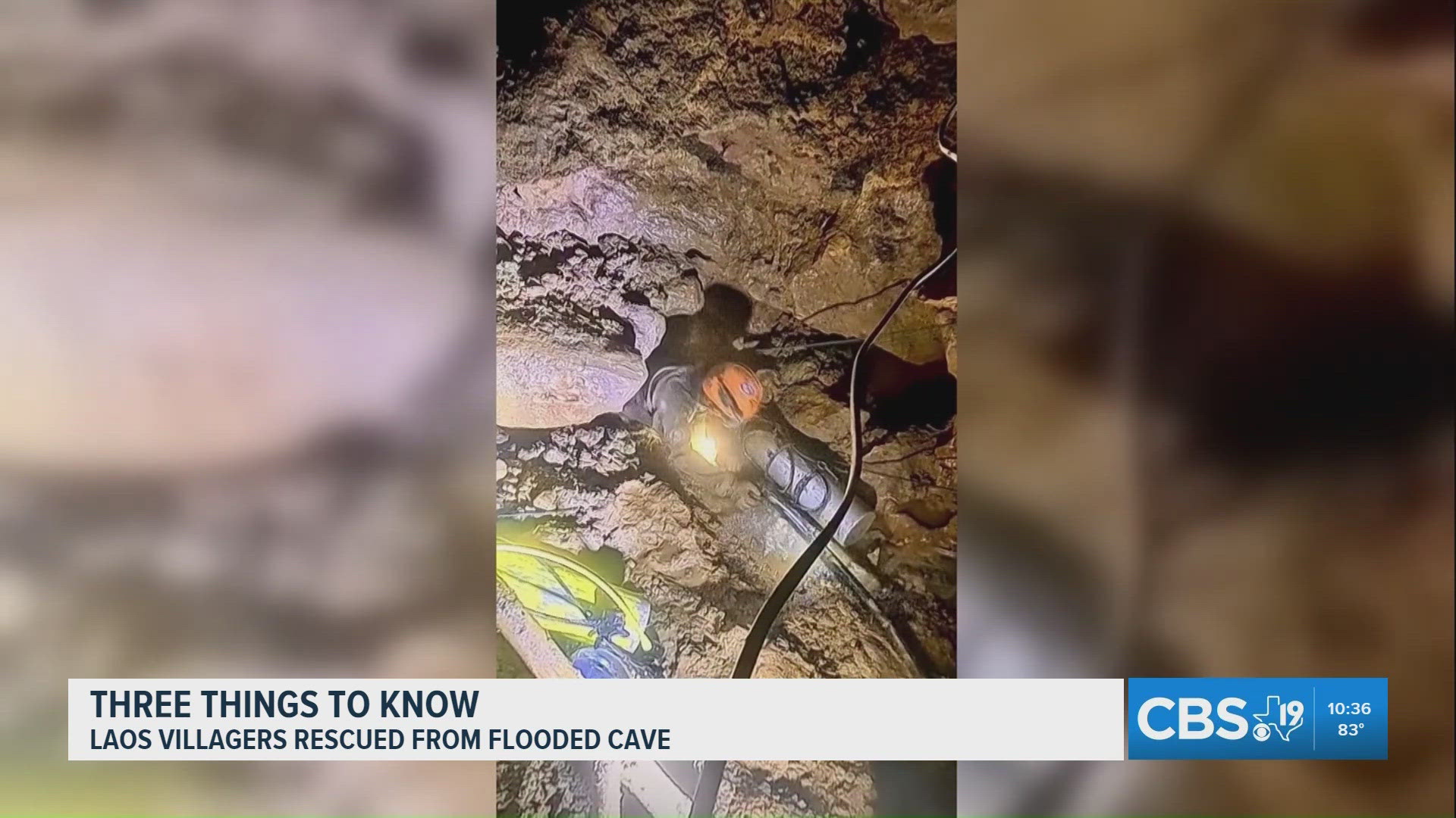 Four villagers rescued from flooded cave in Laos after 10 days | cbs19.tv