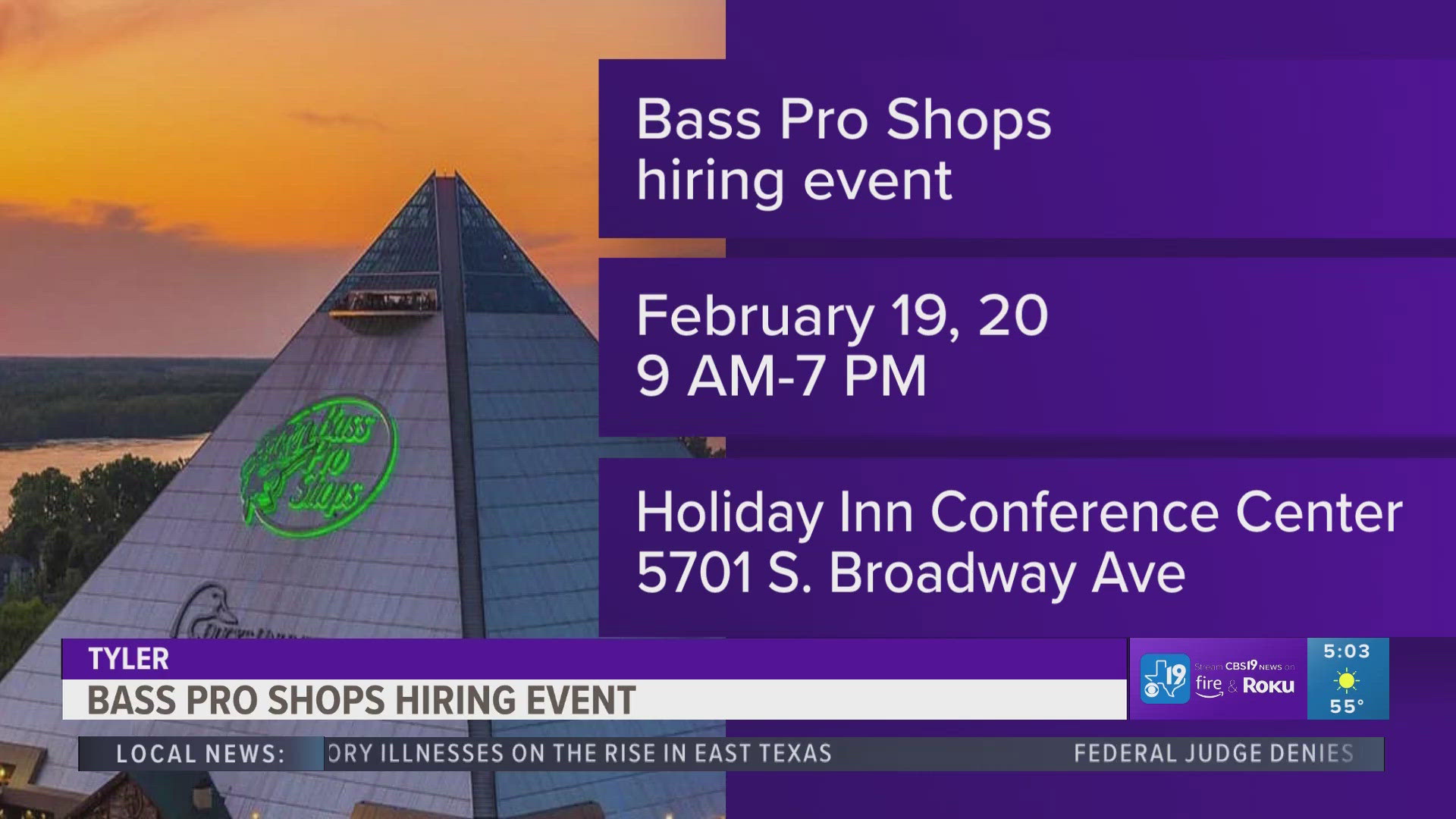 What benefits could you get for working at Tyler's Bass Pro Shops ...