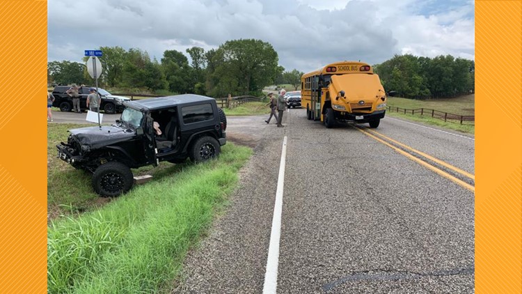 Bullard ISD school bus involved in crash, no injuries | cbs19.tv