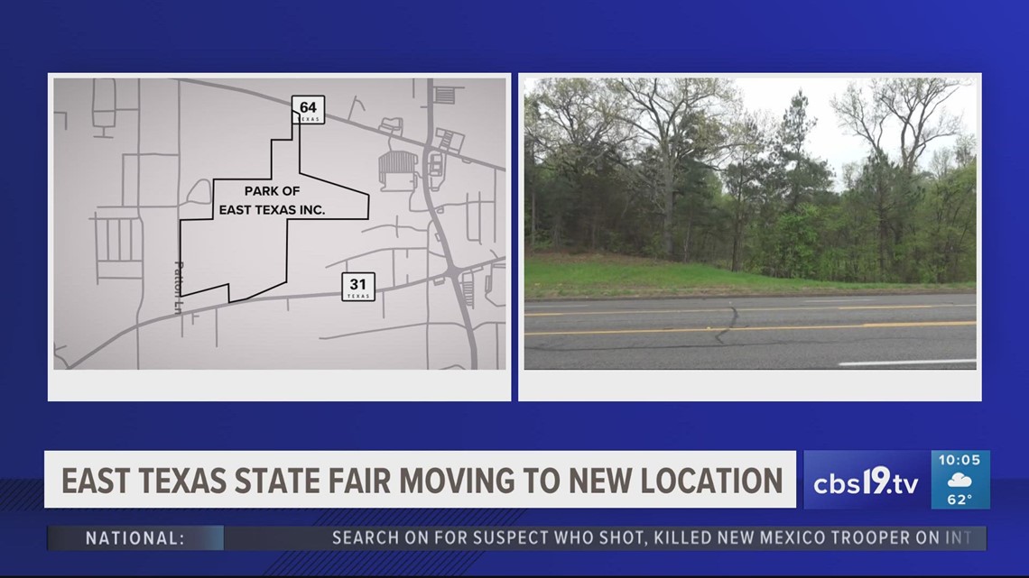 Officials reveal new location for East Texas State Fair after city of ...