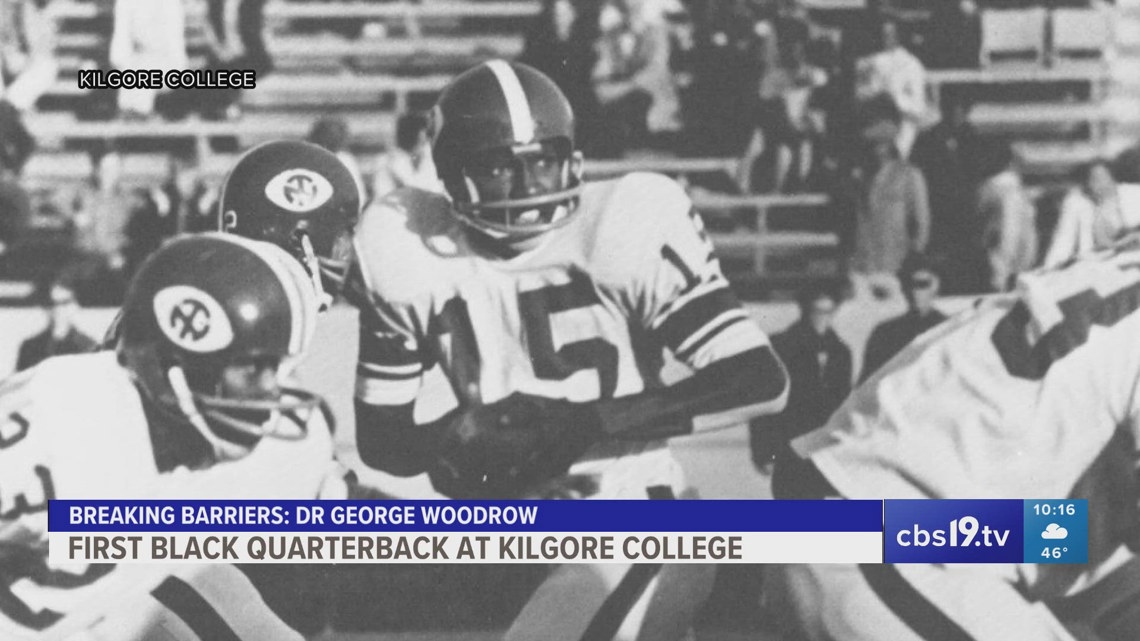 George Woodrow made history as Texas's first Black junior college quarterback | cbs19.tv