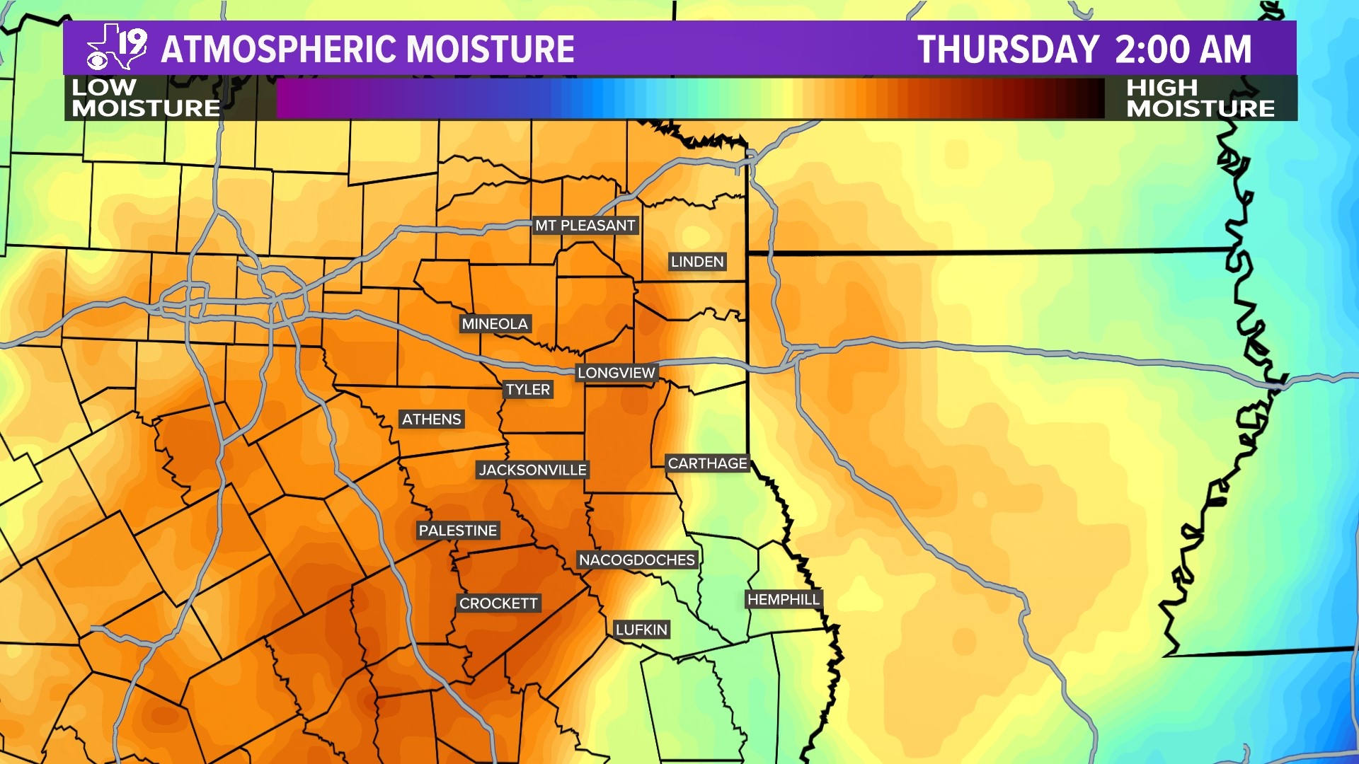 East Texas welcomes the fall season with cold front, heavy rain | cbs19.tv