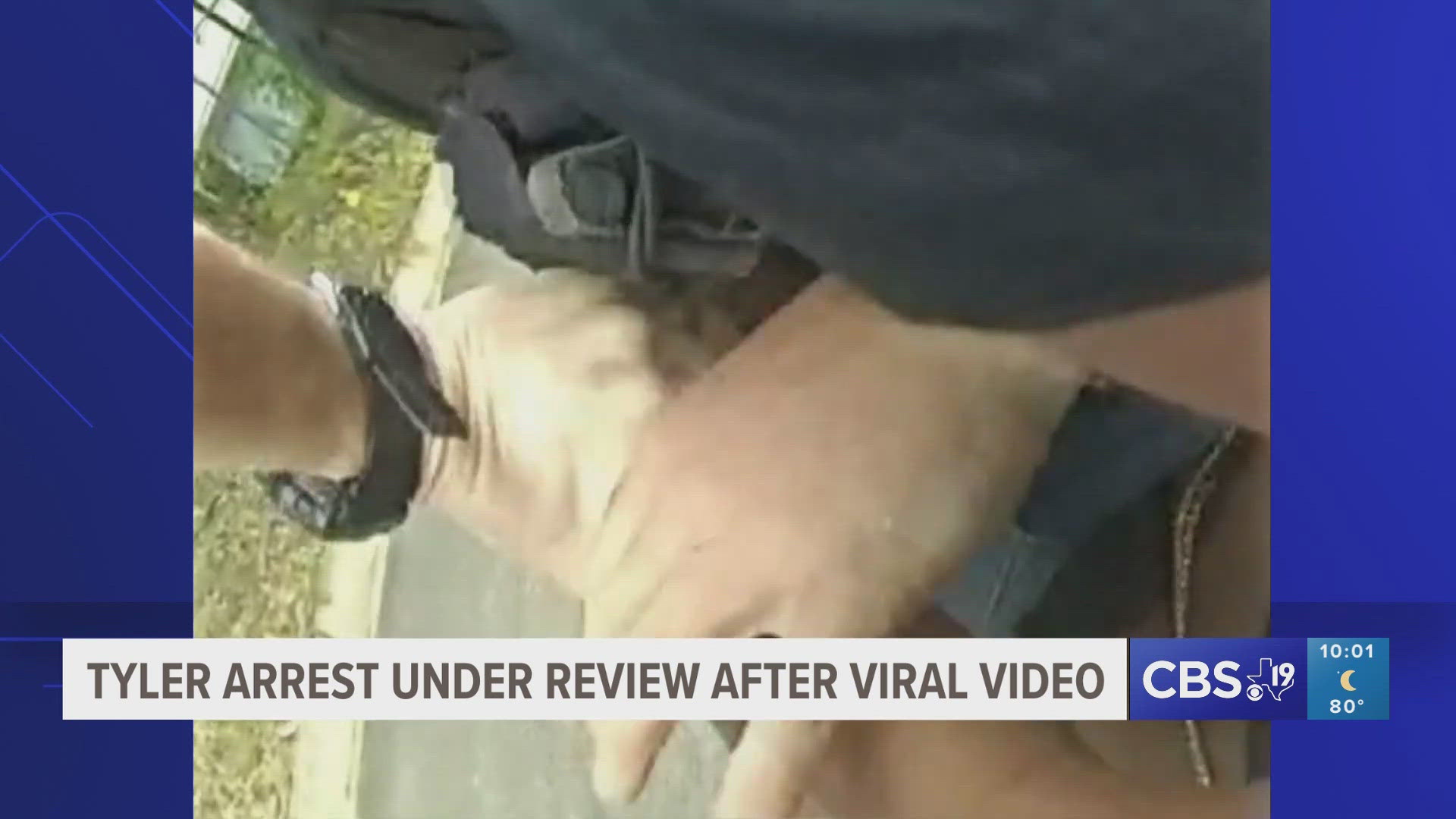 Tyler police release body cam video, statement on officer's altercation with woman | cbs19.tv
