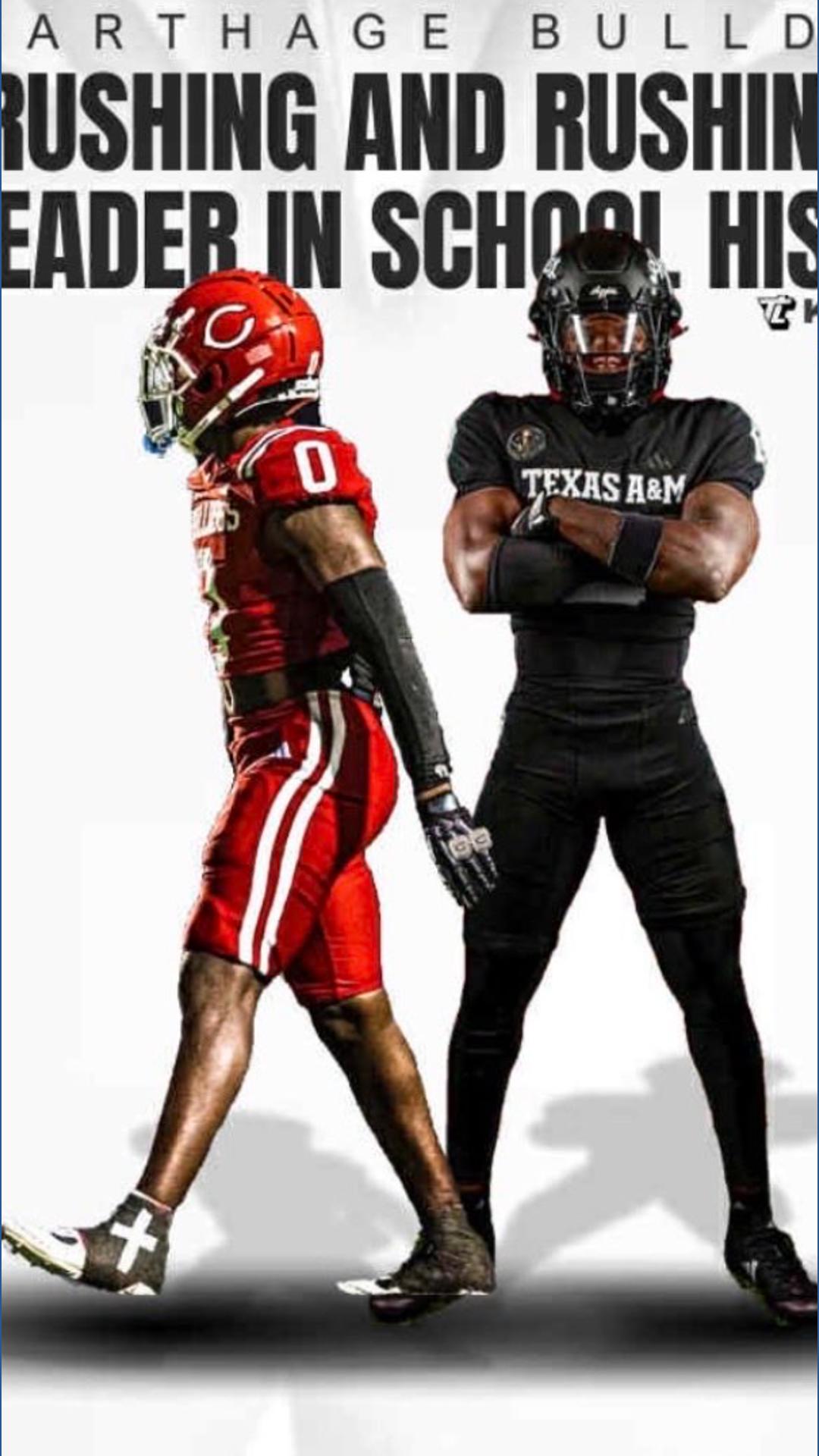 KJ Edwards becomes best running back in Carthage Bulldog history | cbs19.tv