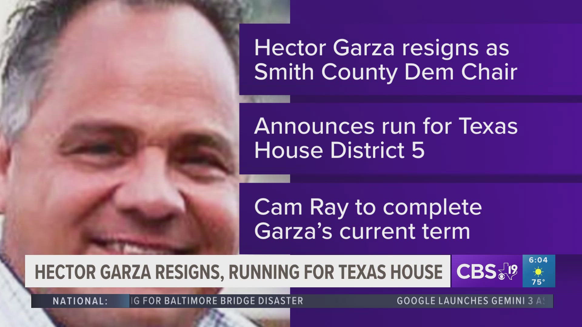 Hector Garza resigns as Smith County Democratic Chairman to run for ...