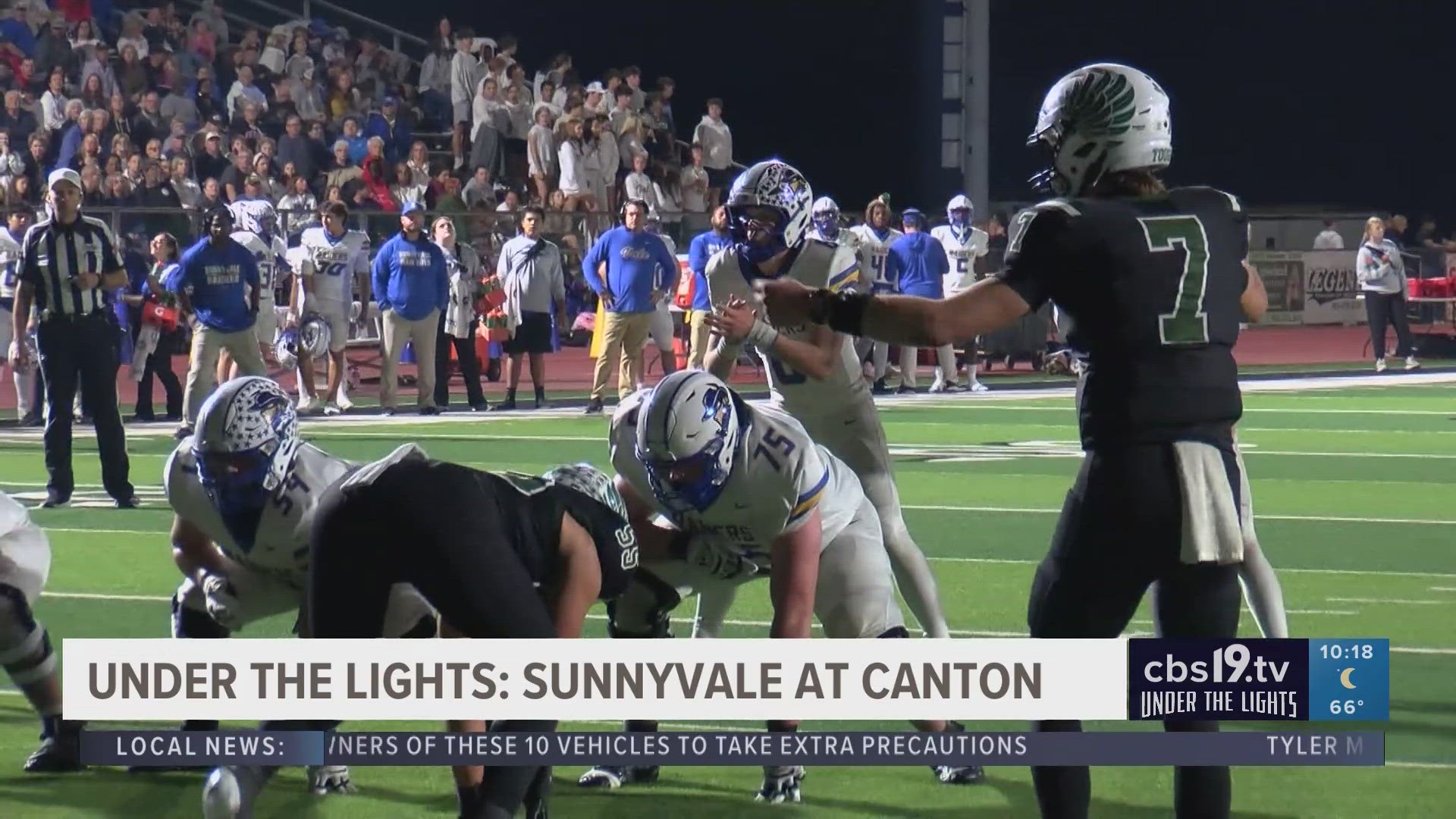 UNDER THE LIGHTS: Sunnyvale crushes Canton 56-24 | cbs19.tv