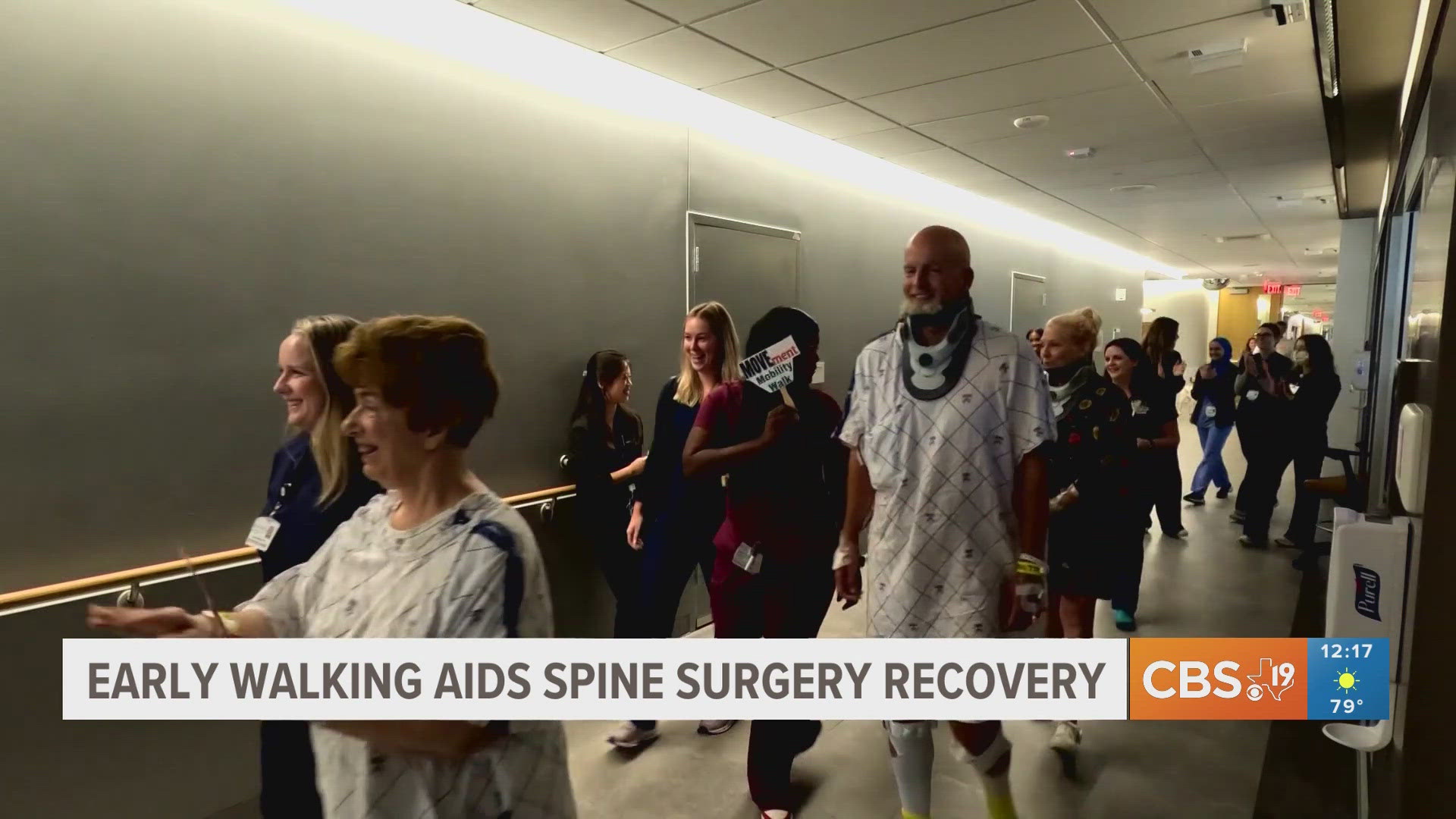 Early walking aids spine surgery recovery | cbs19.tv