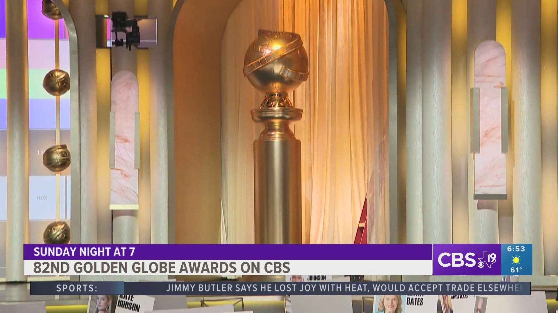 Previewing the 82nd Golden Globe Awards | cbs19.tv