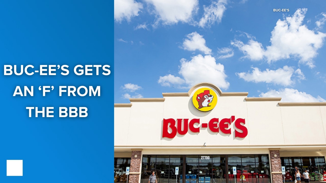 Buc-ee’s receives 'F' rating from BBB after dozens of customer ...