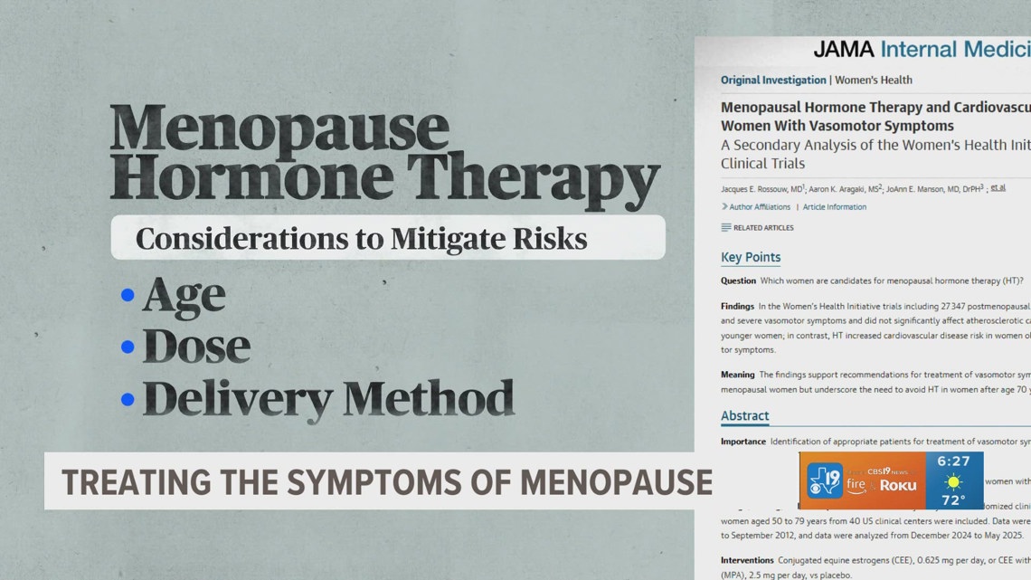 Treating the symptoms of menopause | cbs19.tv