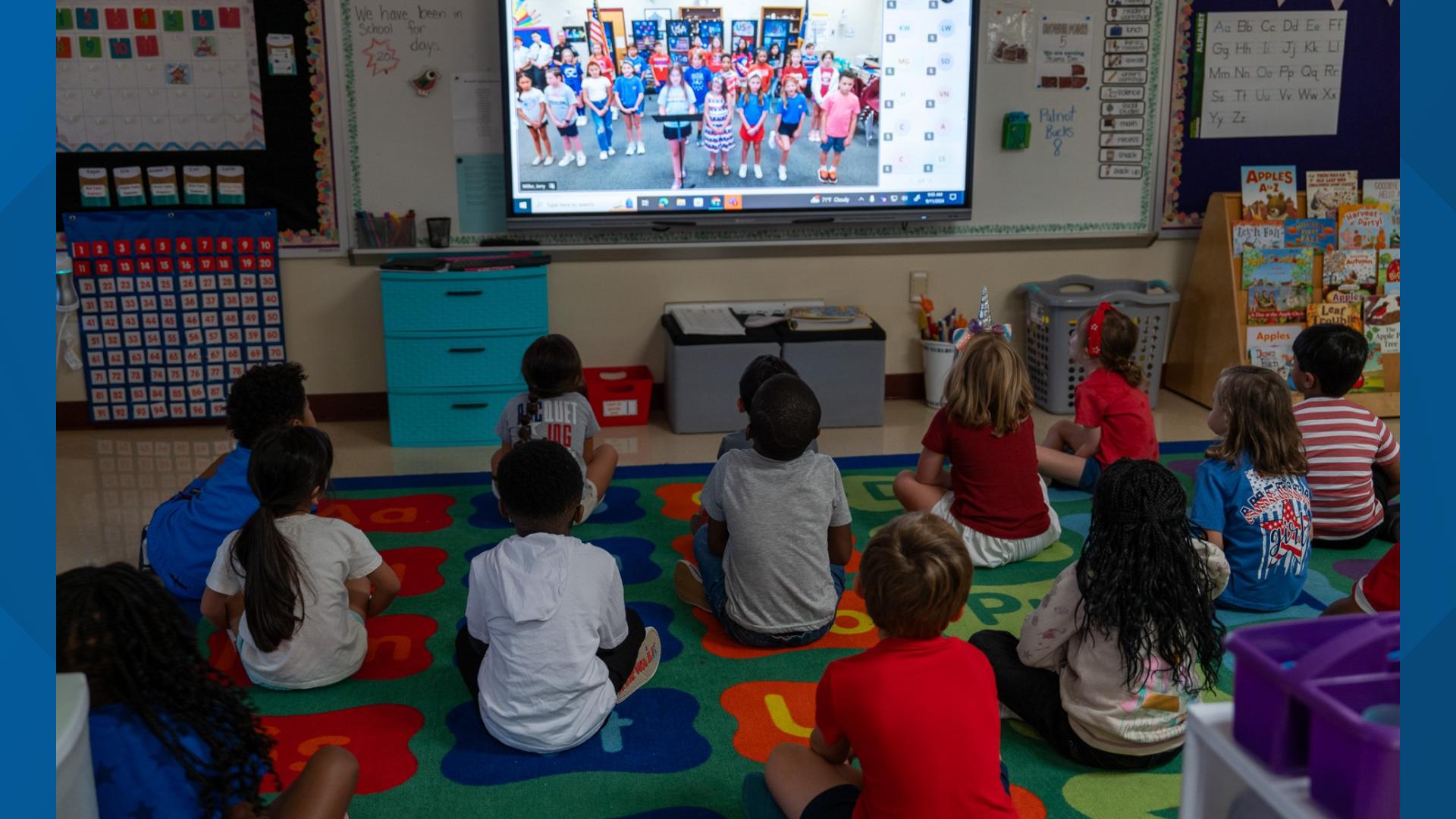 Jack Elementary school holds student-led Patriot Day ceremony | cbs19.tv