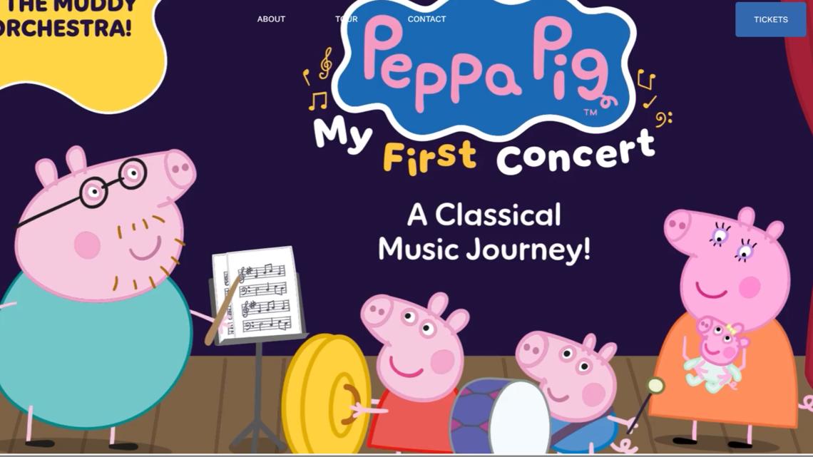 Peppa Pig brings 'My First Concert' to Texas for spring 2026 | cbs19.tv