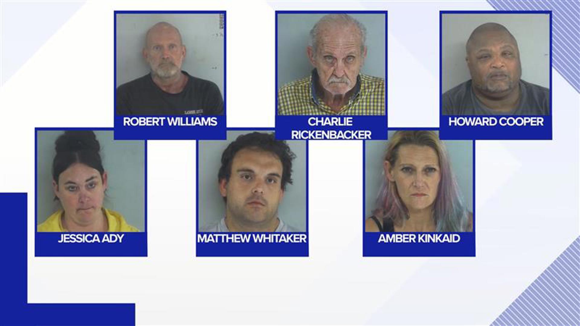 SHERIFF: 6 arrested in ongoing drug trafficking crackdown in ...
