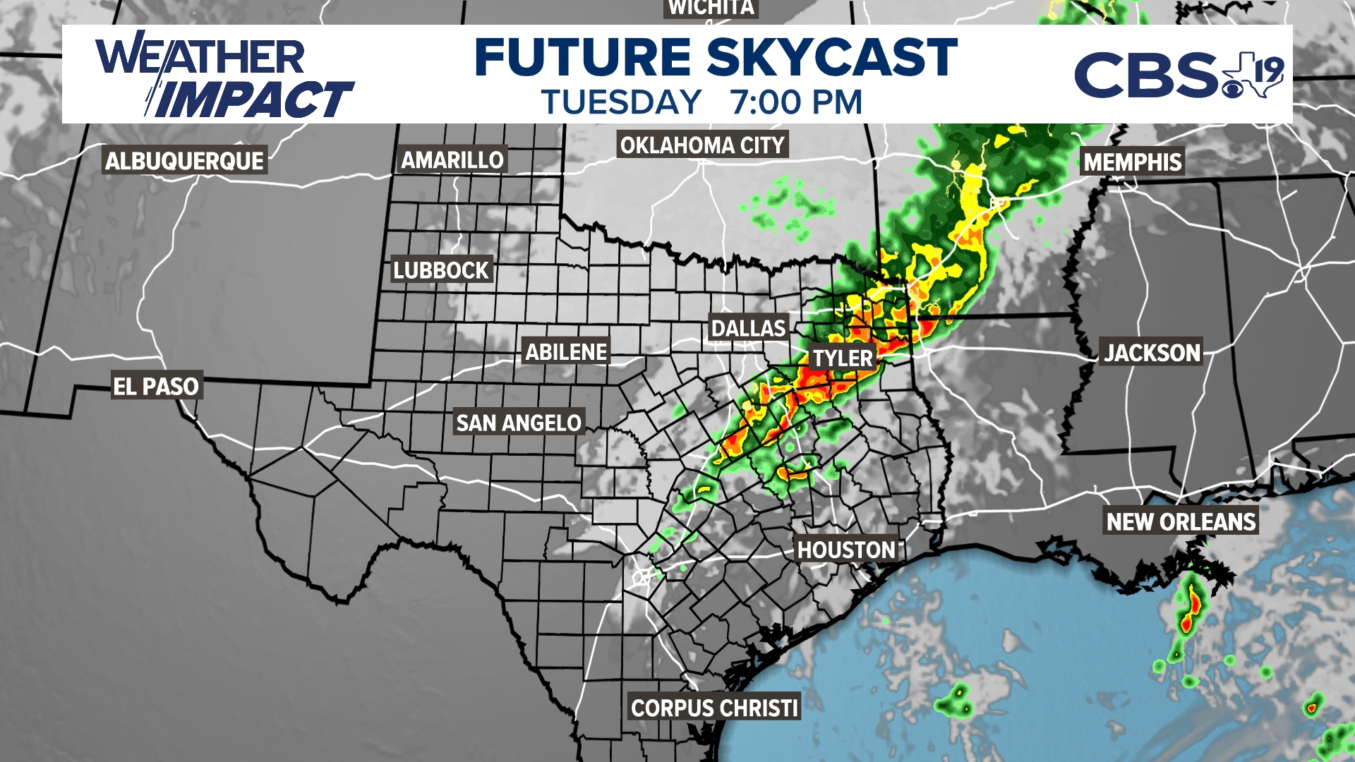 Storms to disrupt Christmas Eve travel in Texas | cbs19.tv