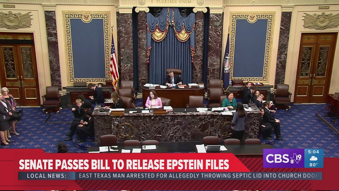 House and Senate approve bill to force release of Epstein documents ...