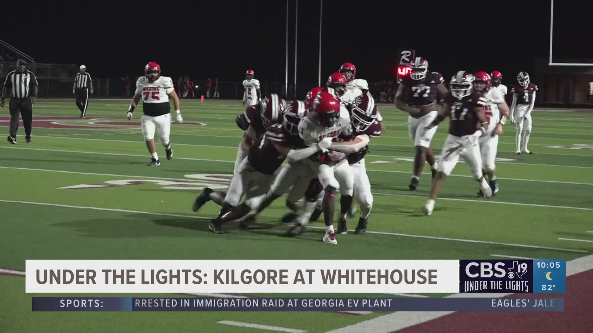 UNDER THE LIGHTS | Kilgore Bulldogs vs. Whitehouse Wildcats | cbs19.tv