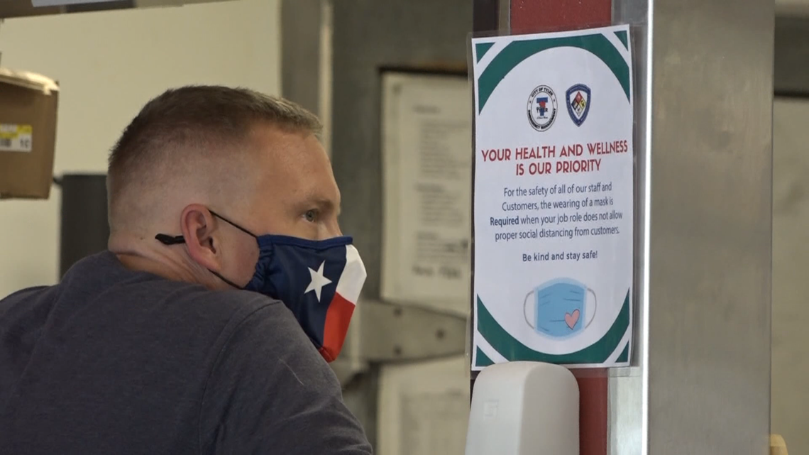 Texans continue to wear masks | cbs19.tv