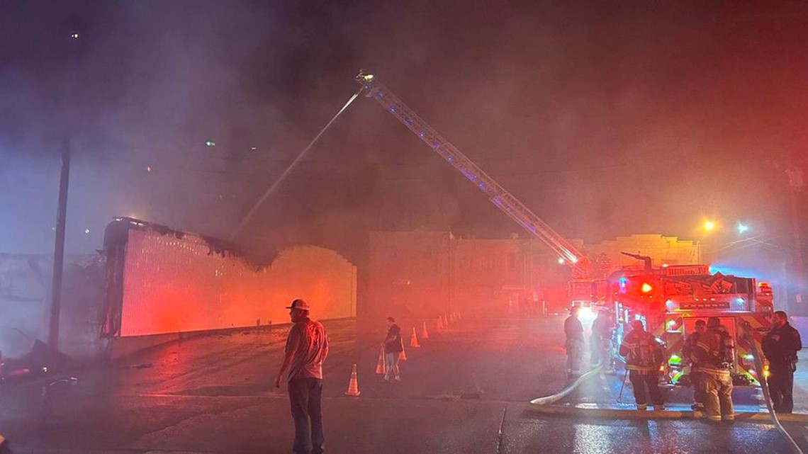 Fire in Downtown Overton, firefighters on the scene | cbs19.tv