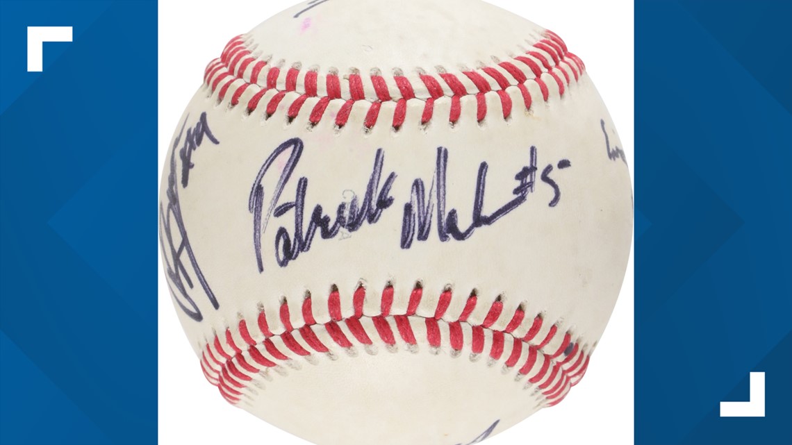 Patrick Mahomes signed baseball up for auction | cbs19.tv