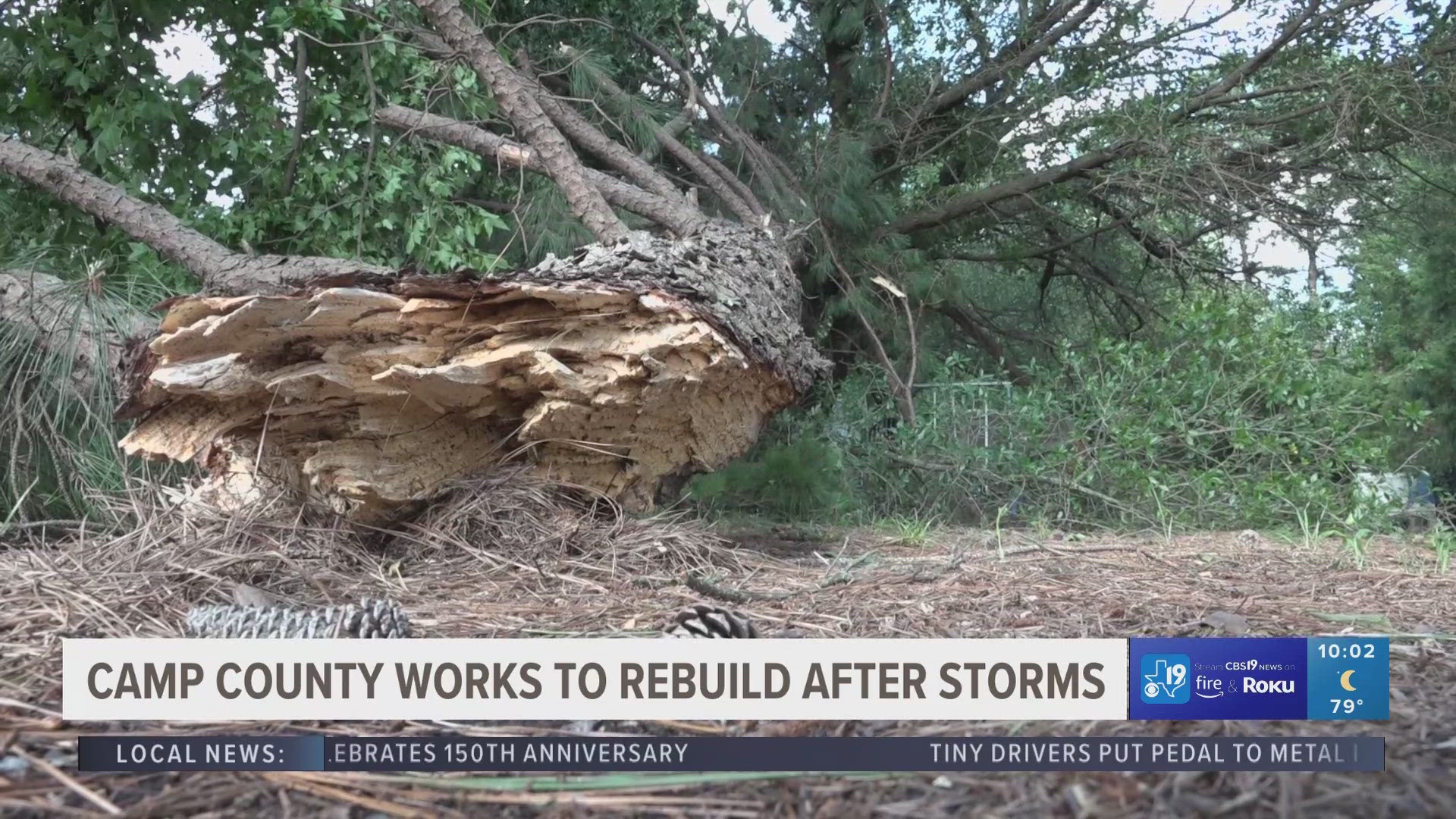 Camp County in cleanup mode following Sunday night's severe storms ...