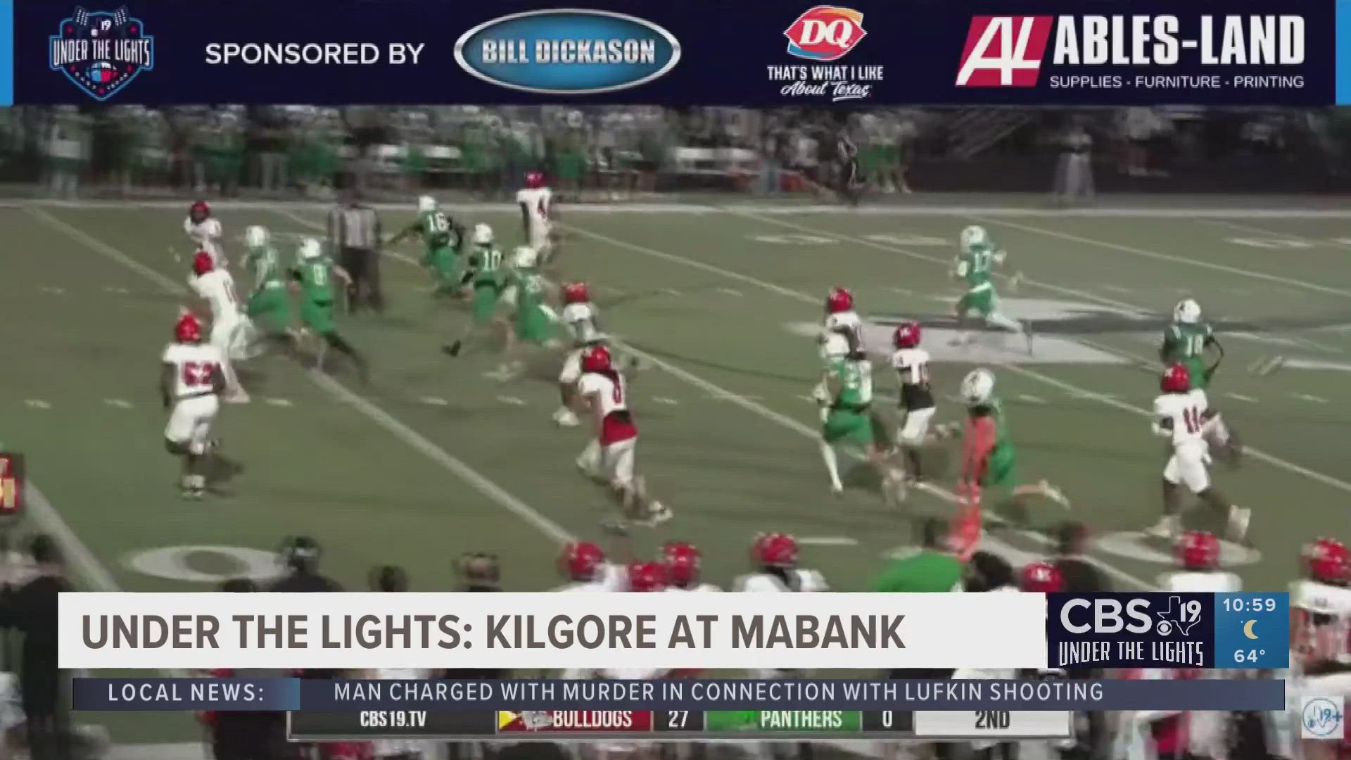 UNDER THE LIGHTS: Kilgore streaks past Mabank 56-6 | cbs19.tv