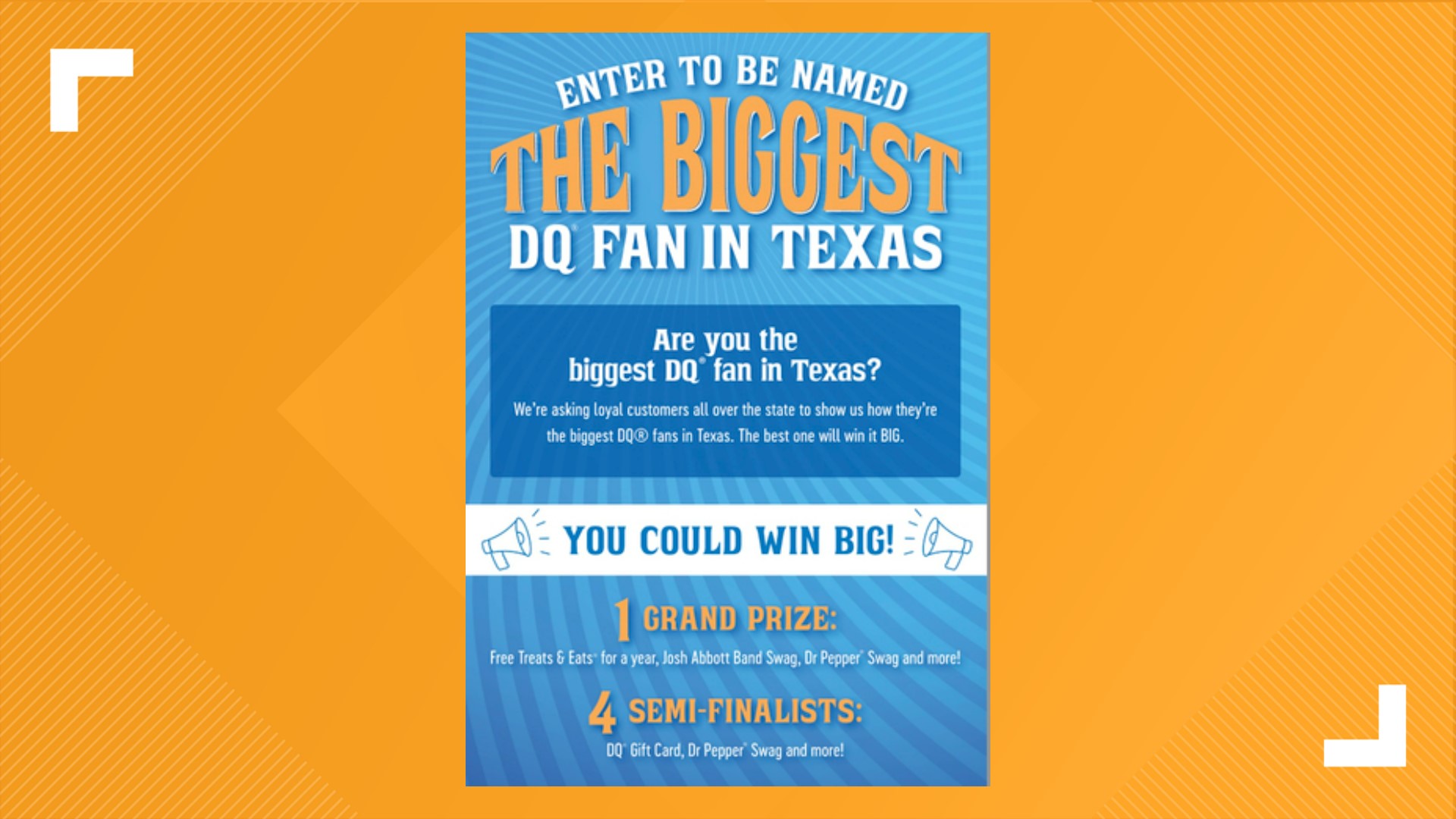 Texas Dairy Queen locations are looking for the Biggest DQ Fan in the ...