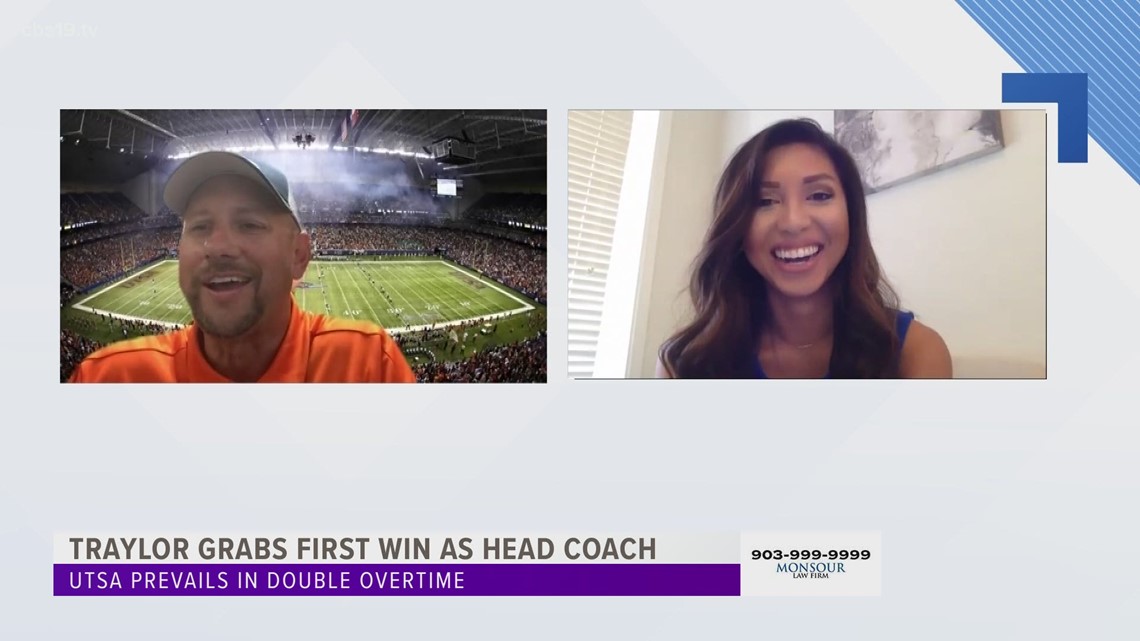 1-ON-1: Jeff Traylor talks with CBS19 on first win as NCAA head ...