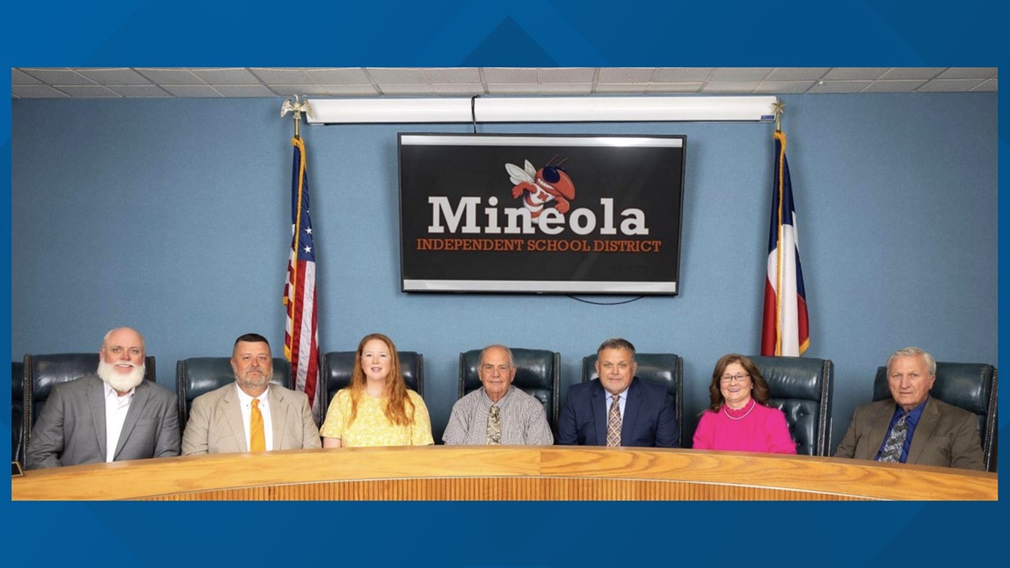 Mineola ISD selected as 2023 Regional School Board of the year | cbs19.tv