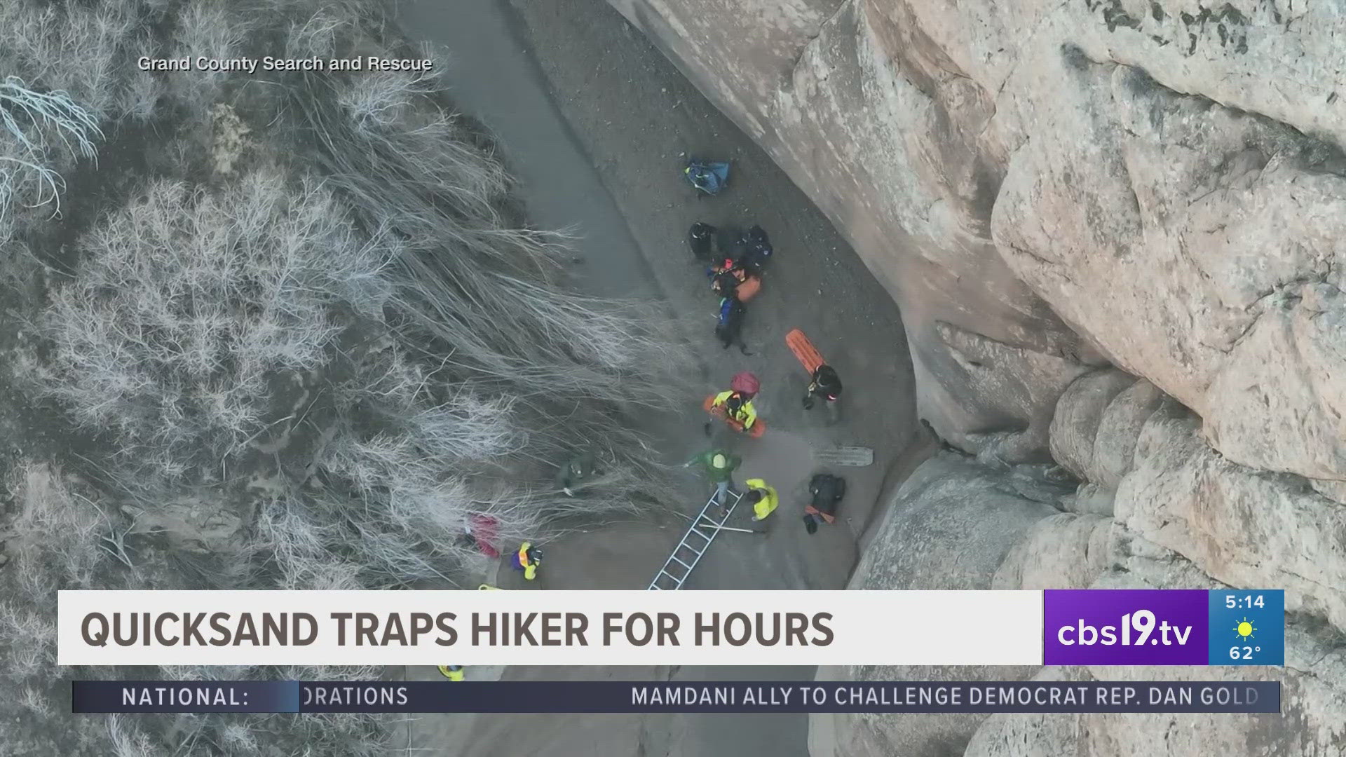 Hiker rescued after being stuck in quicksand for hours amid freezing ...