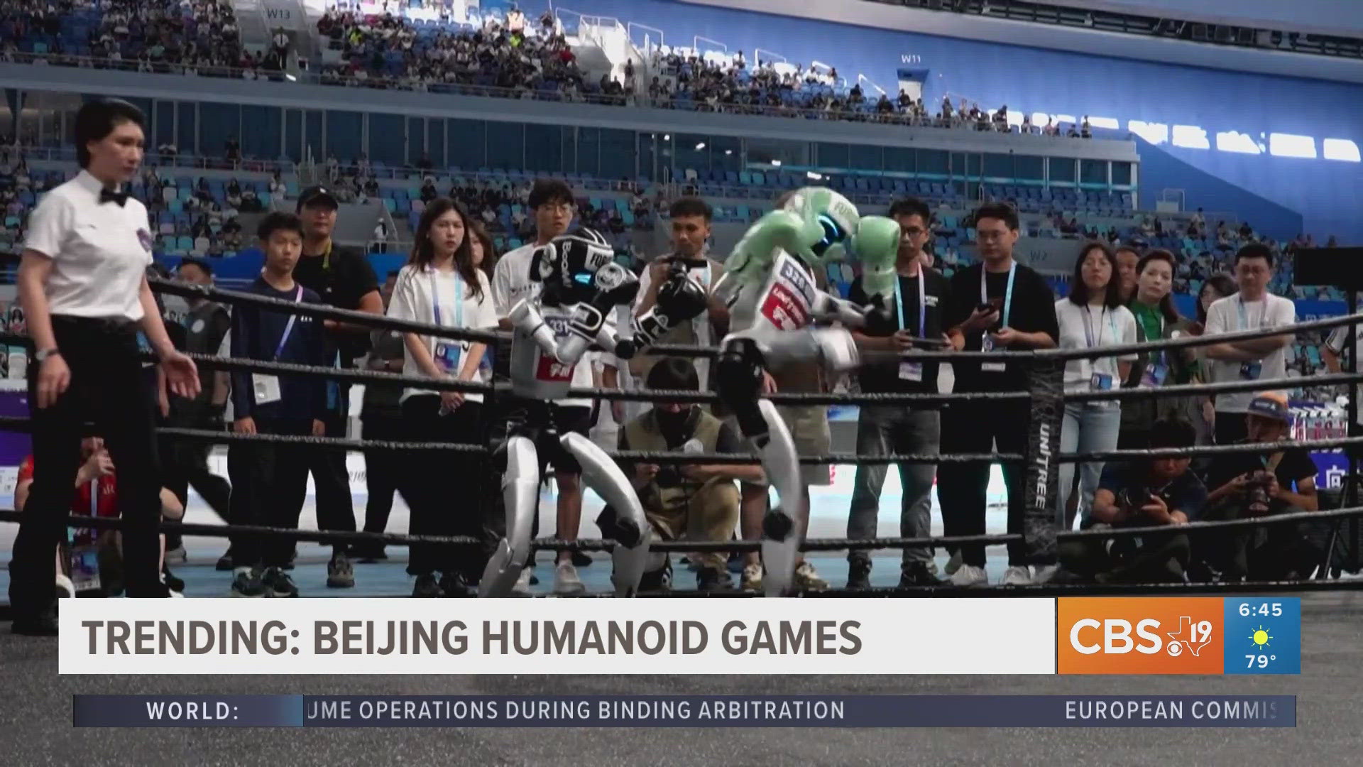 Robots play in Beijing Humanoid Games | cbs19.tv