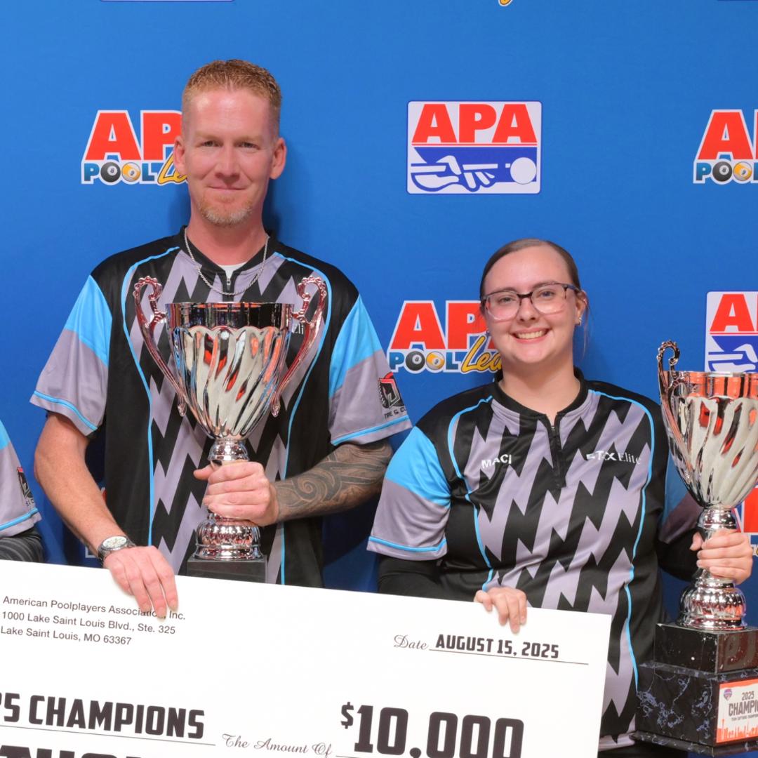 Tyler team wins $10K at APA pool championship in Las Vegas | cbs19.tv