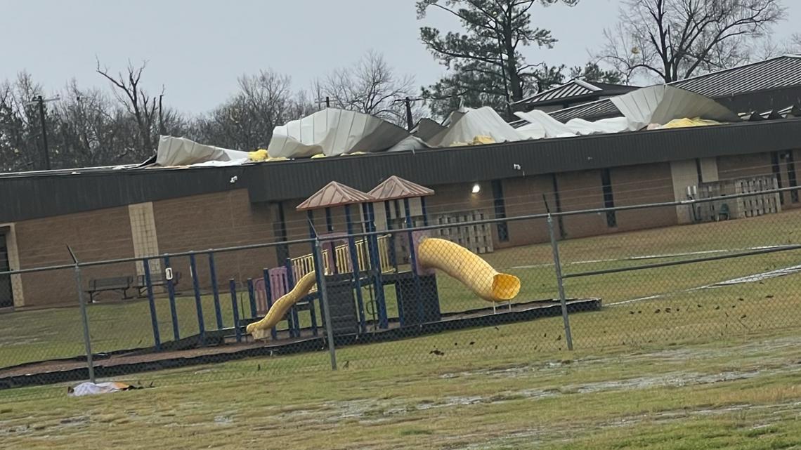 Officials report storm damage at Alto ISD buildings | cbs19.tv