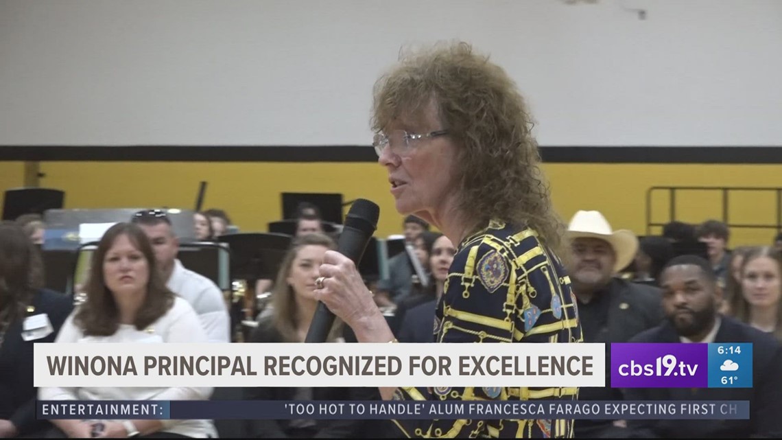 Winona principal surprised with $25,000 prize for excellence in ...
