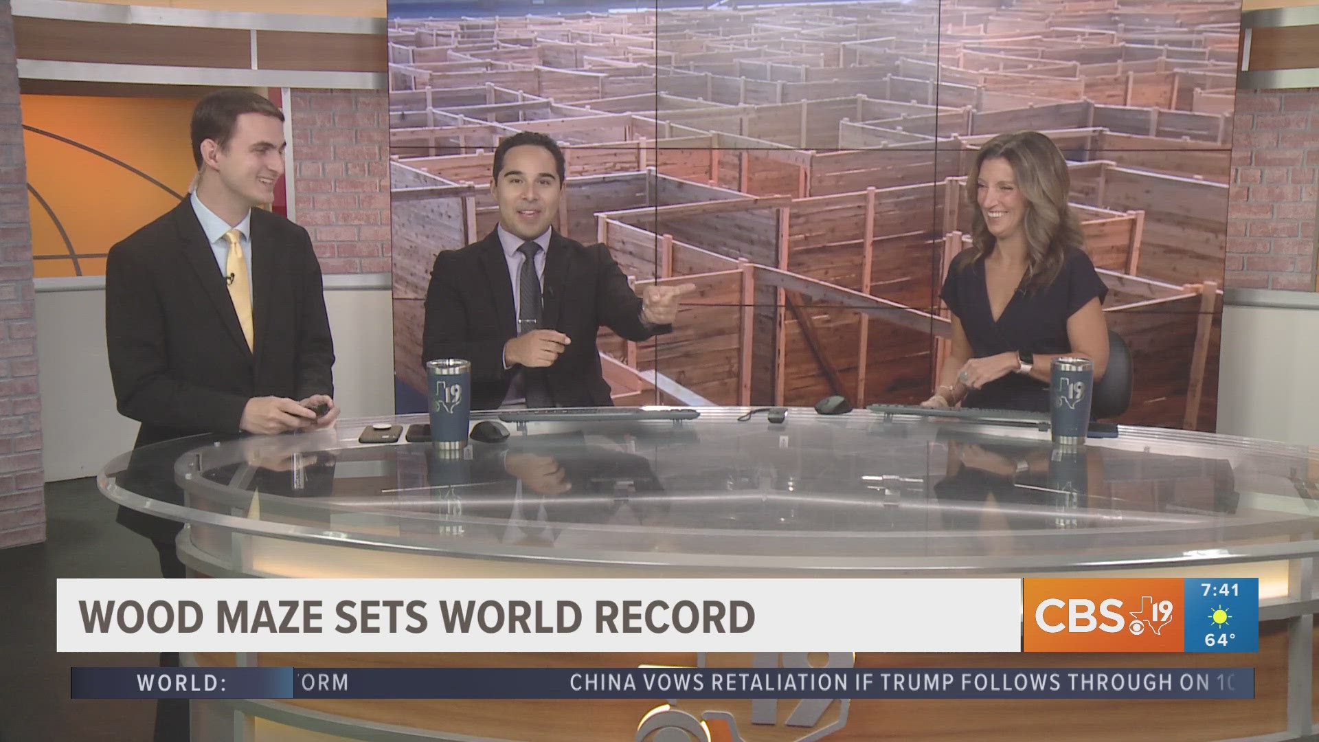 Wood maze sets world record | cbs19.tv