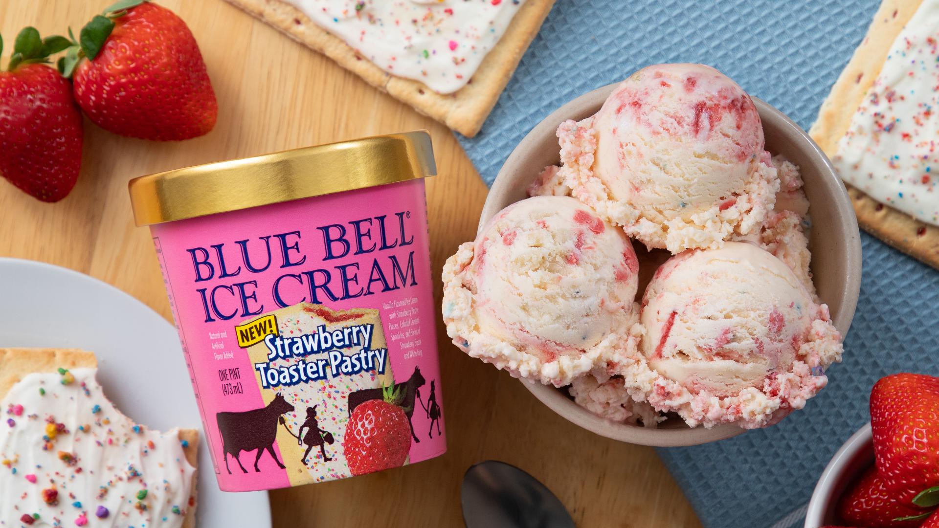 Blue Bell pops up with new flavor — Strawberry Toaster Pastry | cbs19.tv