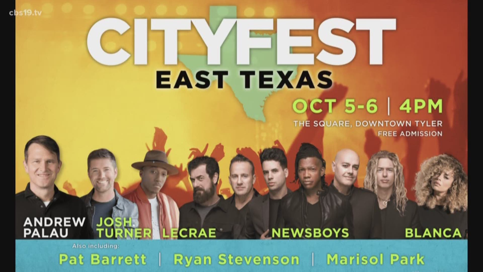 CityFest East Texas October 5, 6 at the sqaure downtown Tyler | cbs19.tv