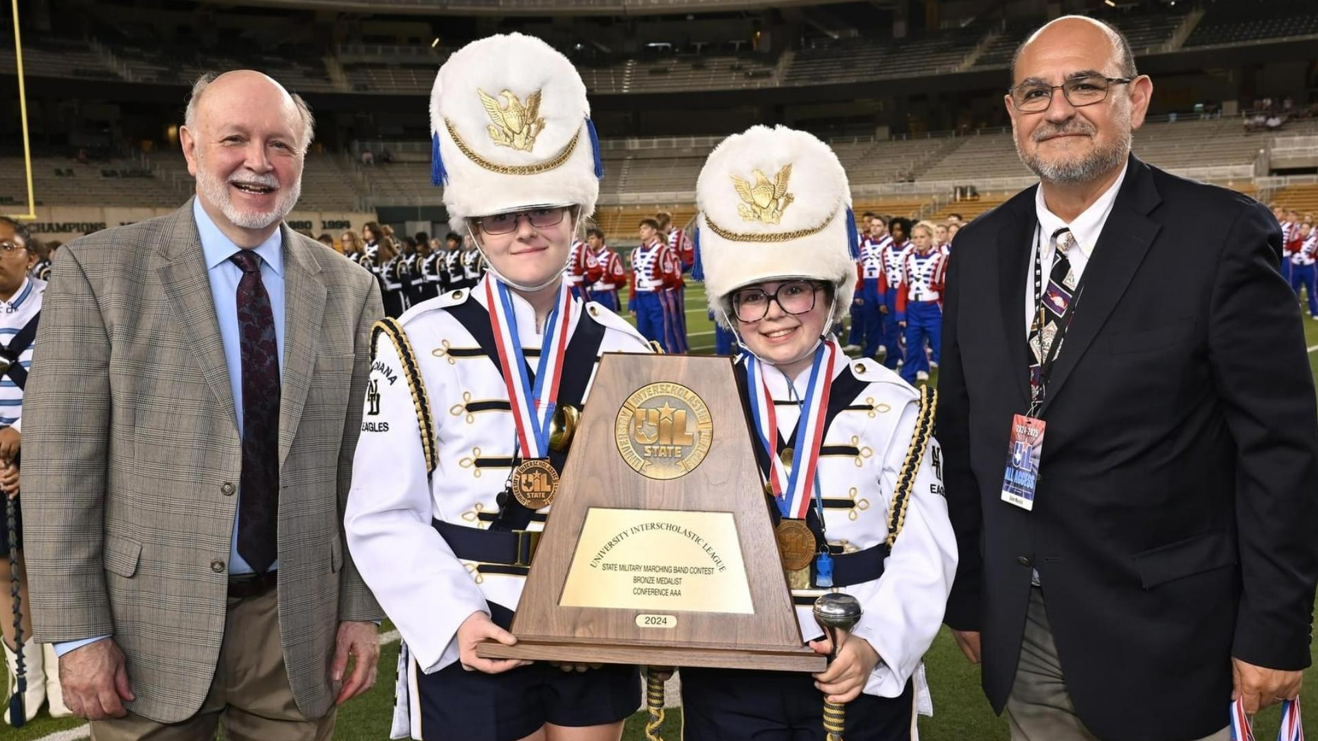 Over 20 East Texas schools place at state military marching band | cbs19.tv