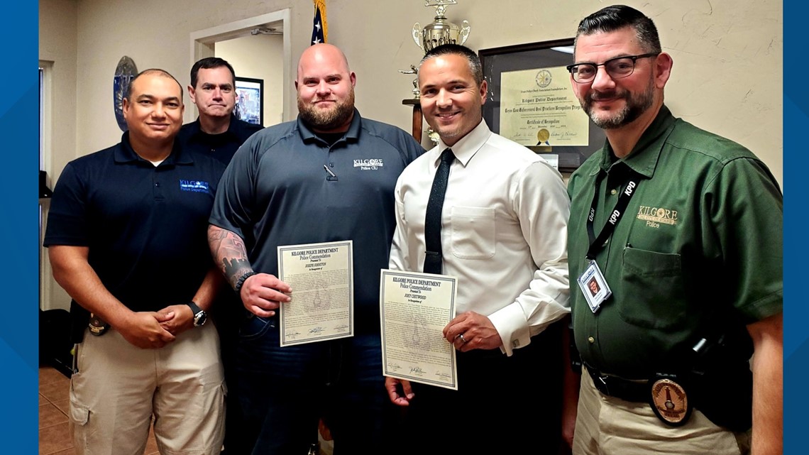 Kilgore officers recognized for work in child abduction case | cbs19.tv