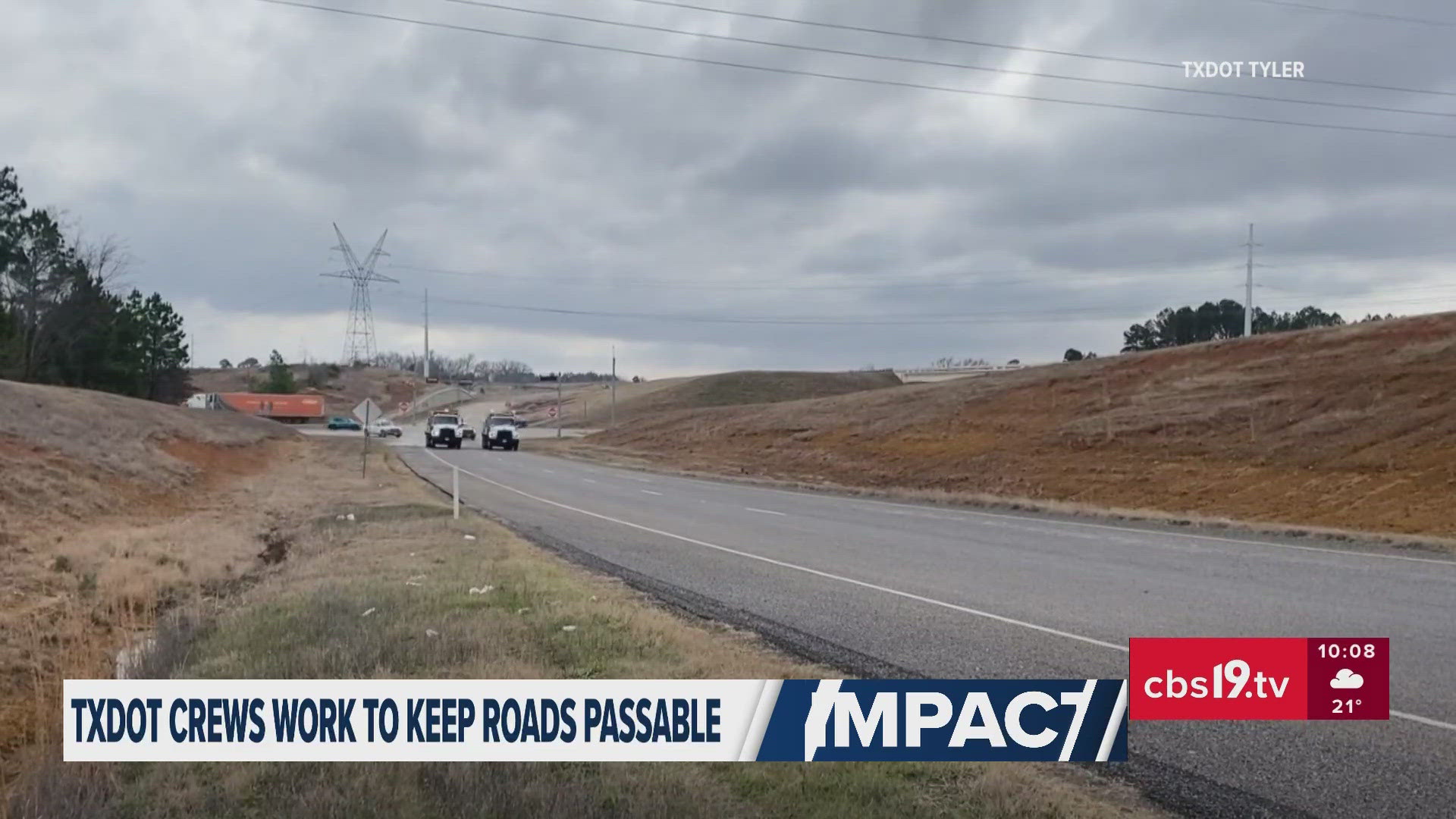 TxDOT crews continue treating the roadways for ice | cbs19.tv