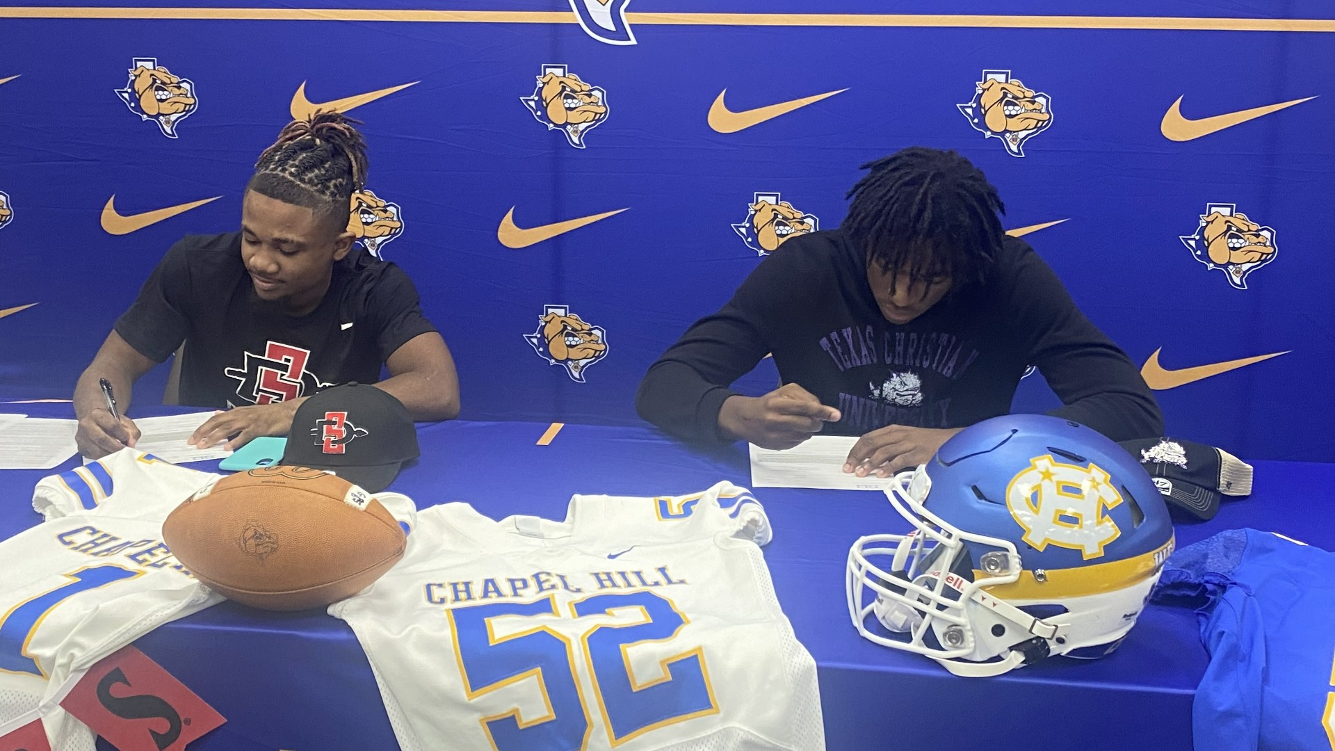 East Texas football athletes share their college announcements | cbs19.tv