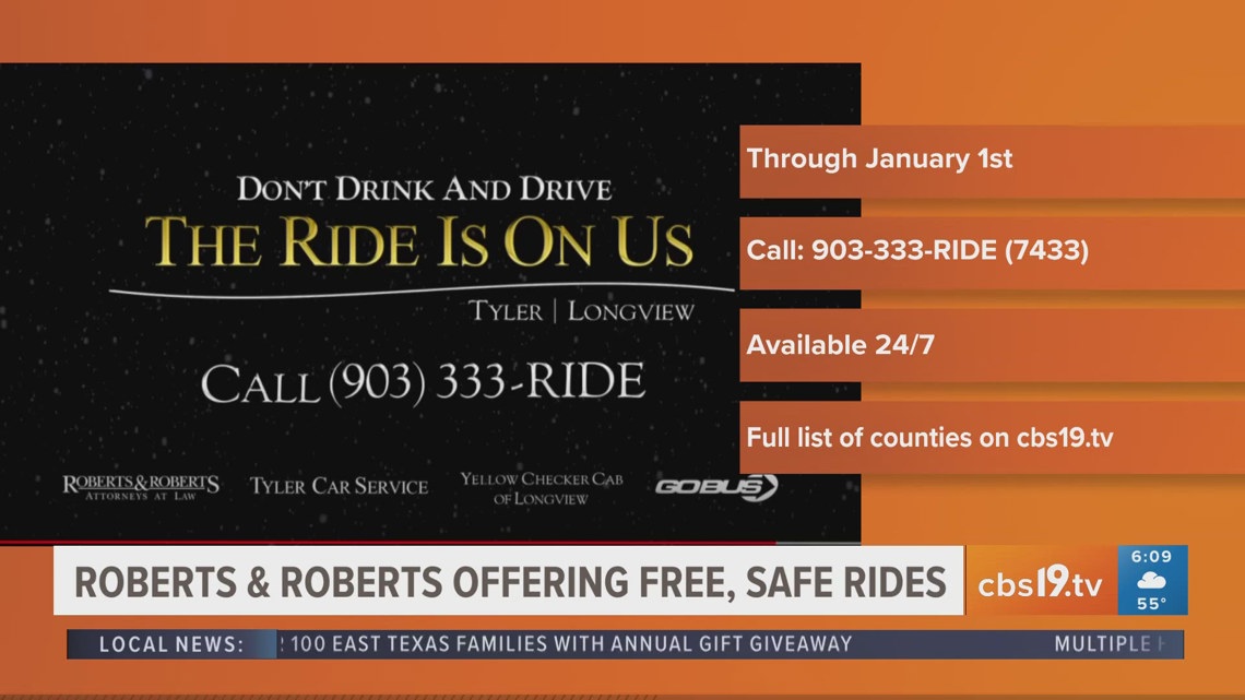 Texas law firm offers free rides to prevent drunk driving during ...