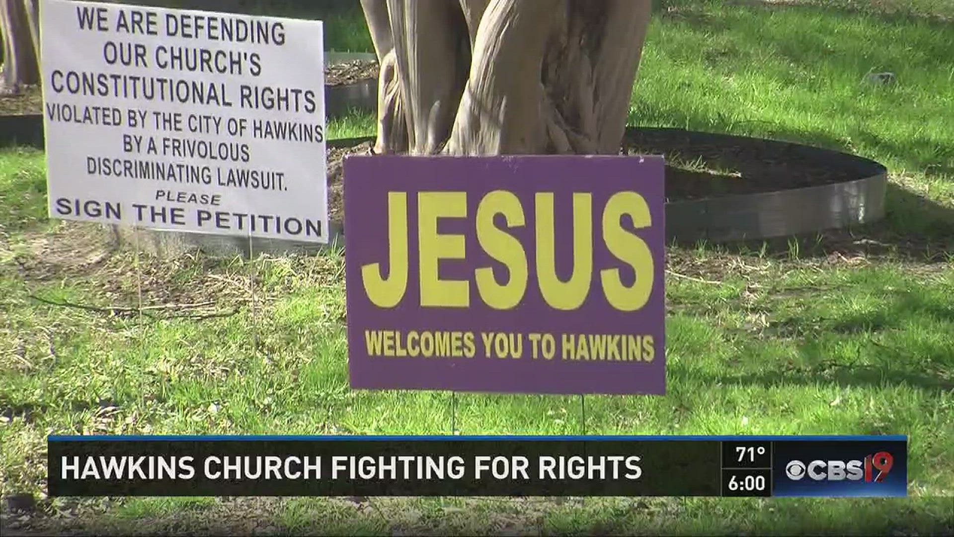 Hawkins church protests in downtown Tyler | cbs19.tv
