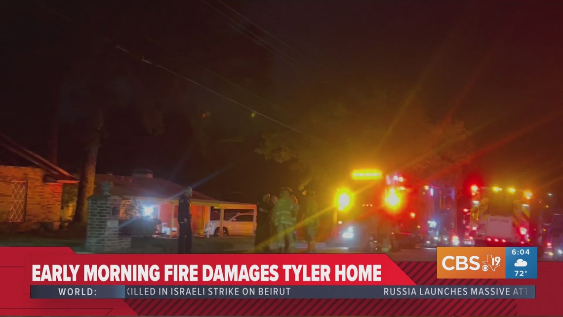 1 dead in Tyler house fire | cbs19.tv
