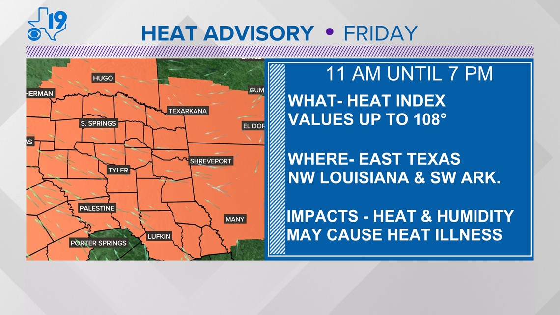 Weather Maps - temps, humidity, heat index and more | Tyler, Texas ...