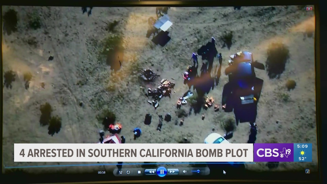 4 arrested in Southern California bomb plot | cbs19.tv