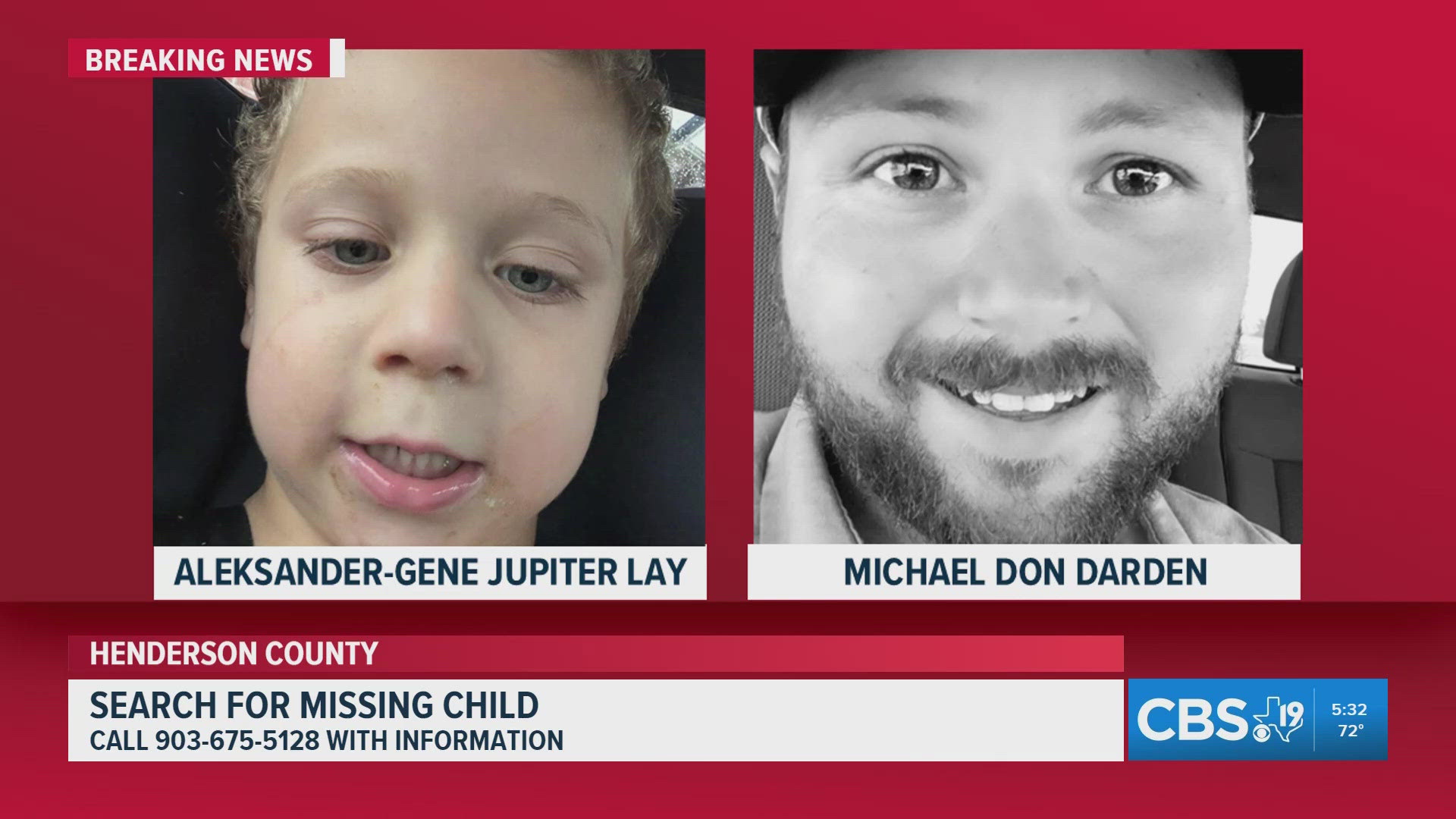 Search underway for missing 4-year-old in Henderson County, suspect ...