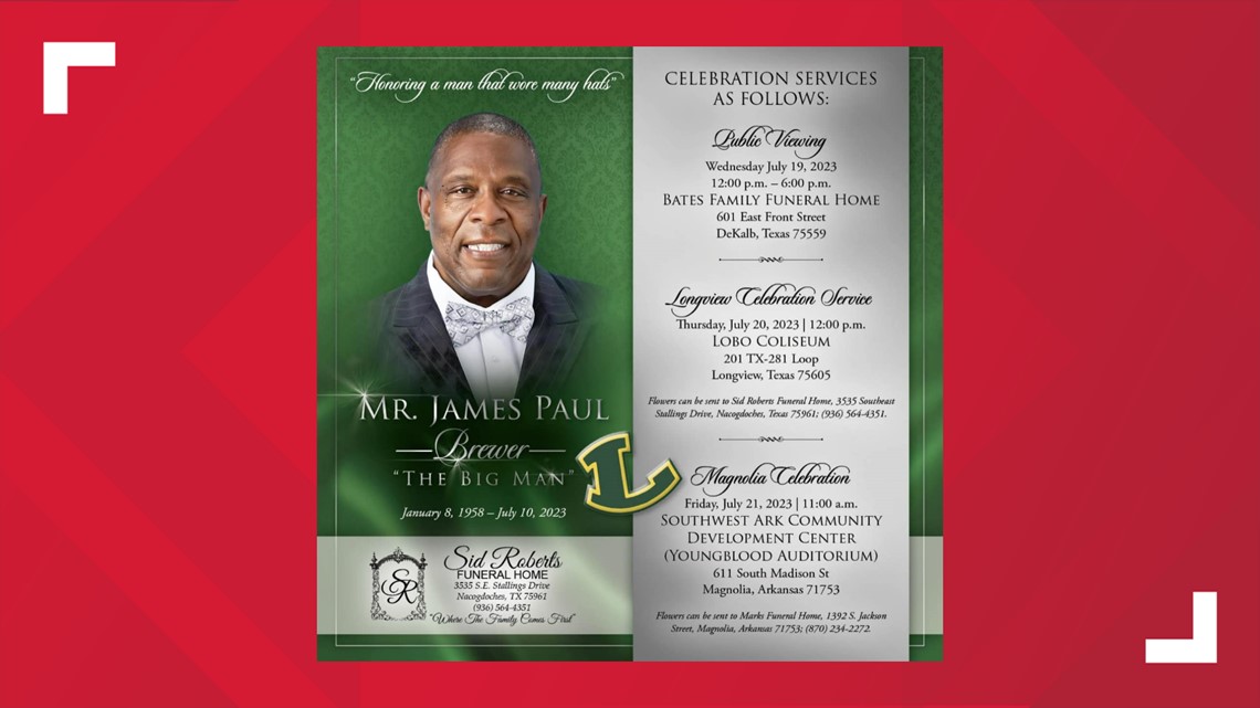 Former Longview principal celebration services announced | cbs19.tv