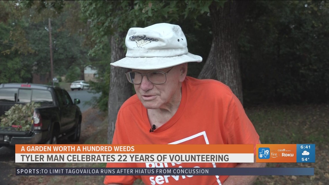 92-year-old man honored for making Tyler beautiful | cbs19.tv